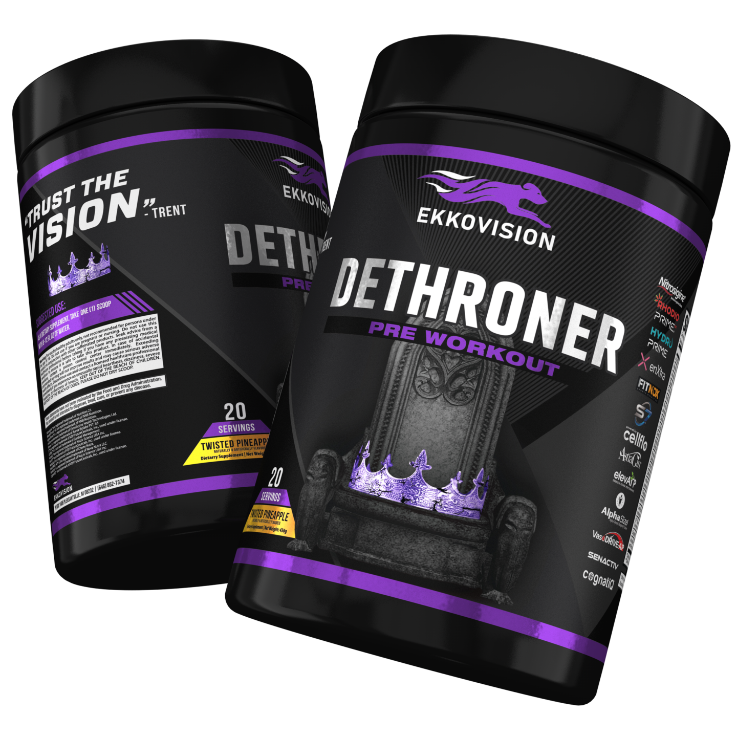 Ekkovision DETHRONER: Consider Your Pre-Workout Dethroned