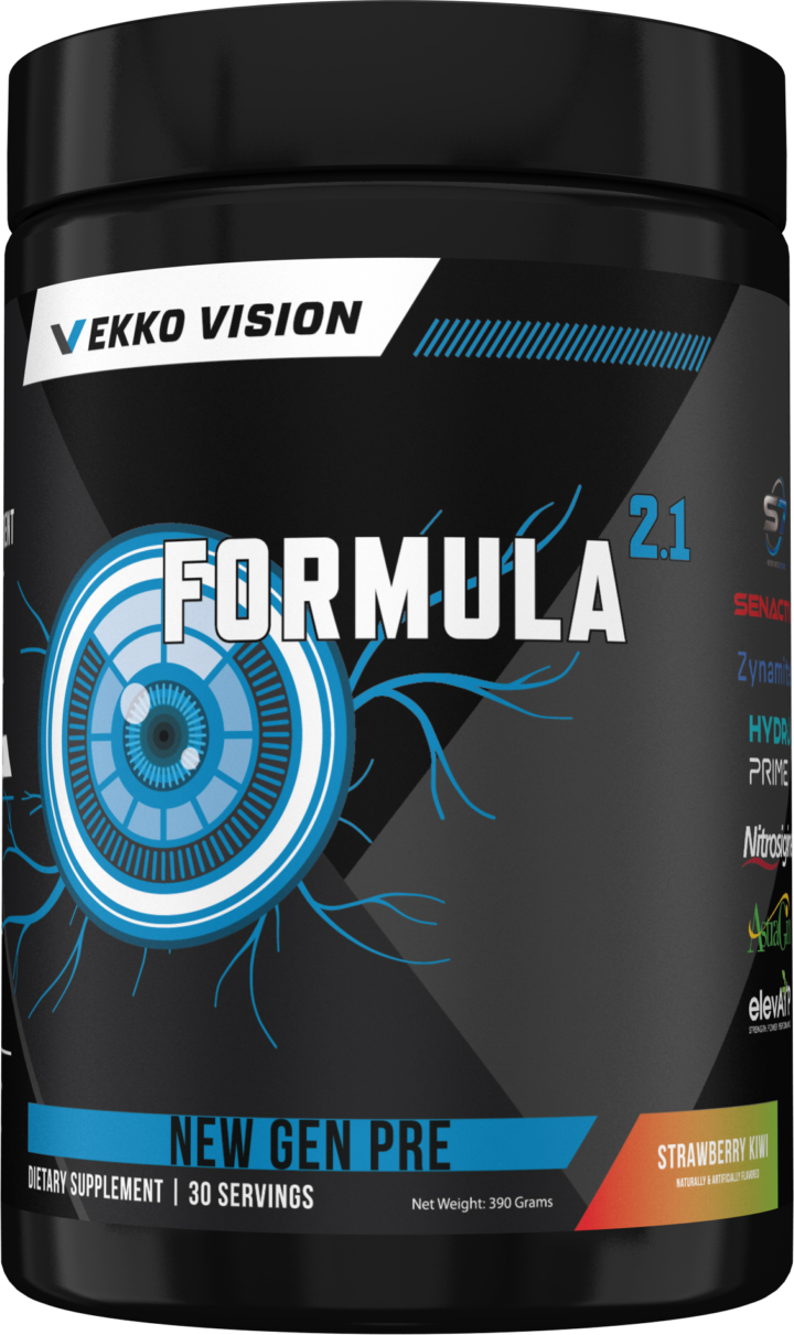 Ekkovision Formula 2.1: New-Gen Pre-Workout with 7 Trademarked Ingredients
