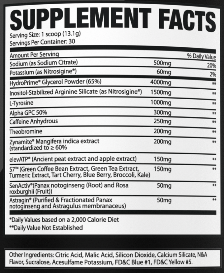 Ekkovision Formula 2.1: New-Gen Pre-Workout with 7 Trademarked Ingredients