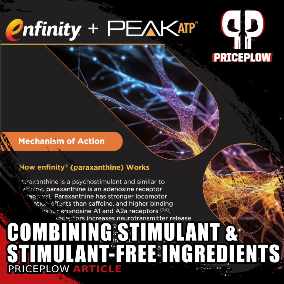 Peak ATP + enfinity: Synergizing Stimulant and Stimulant-Free Ingredients