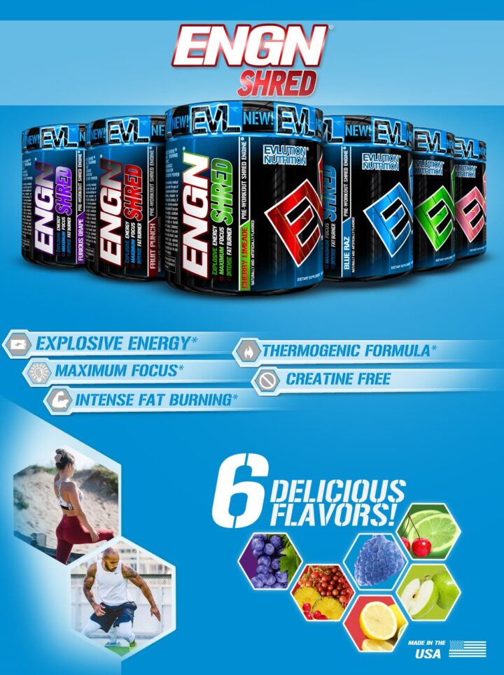 EVL ENGN Shred: The Pre Workout For Dieters