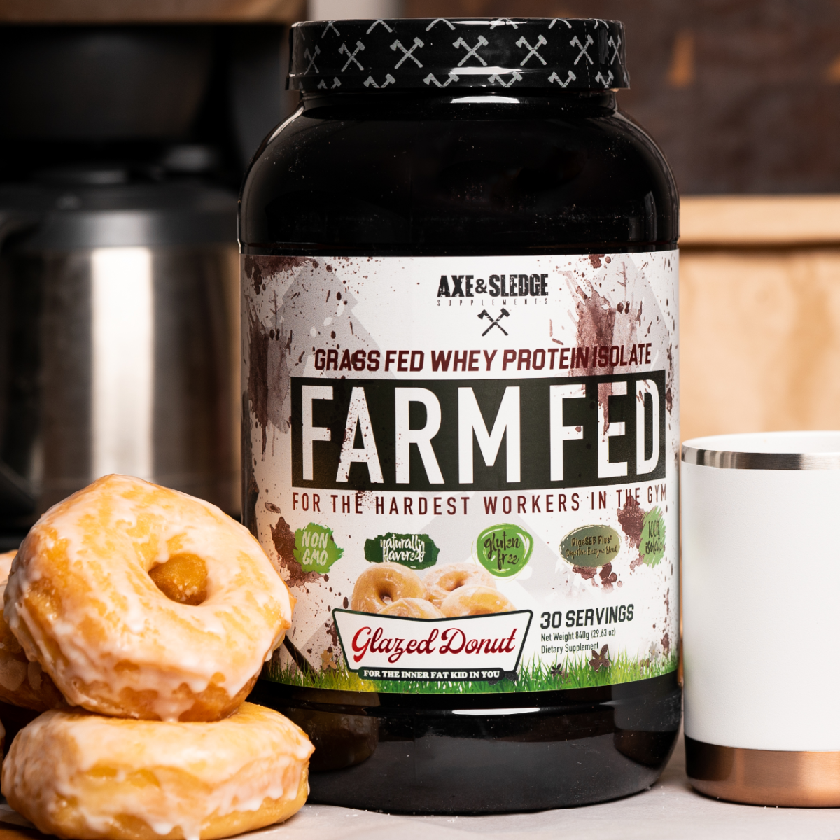 Axe & Sledge Farm Fed Glazed Donut: A Sweet Escape