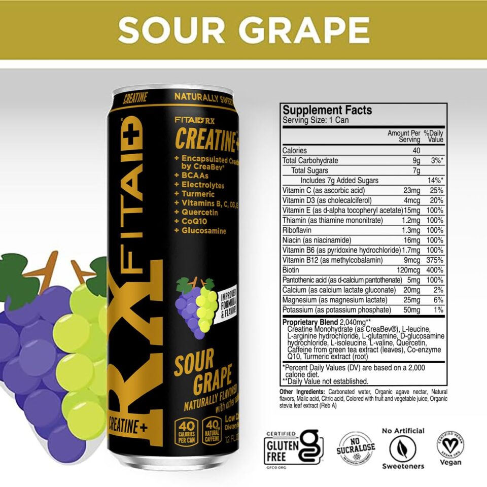 FitAid RX: The First RTD with Beverage-Stable Creatine from CreaBev ...
