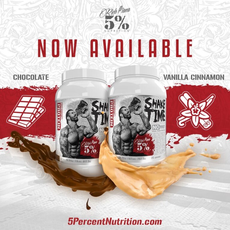 5% Nutrition Shake Time: Dairy-Free Protein Powder with Real Food