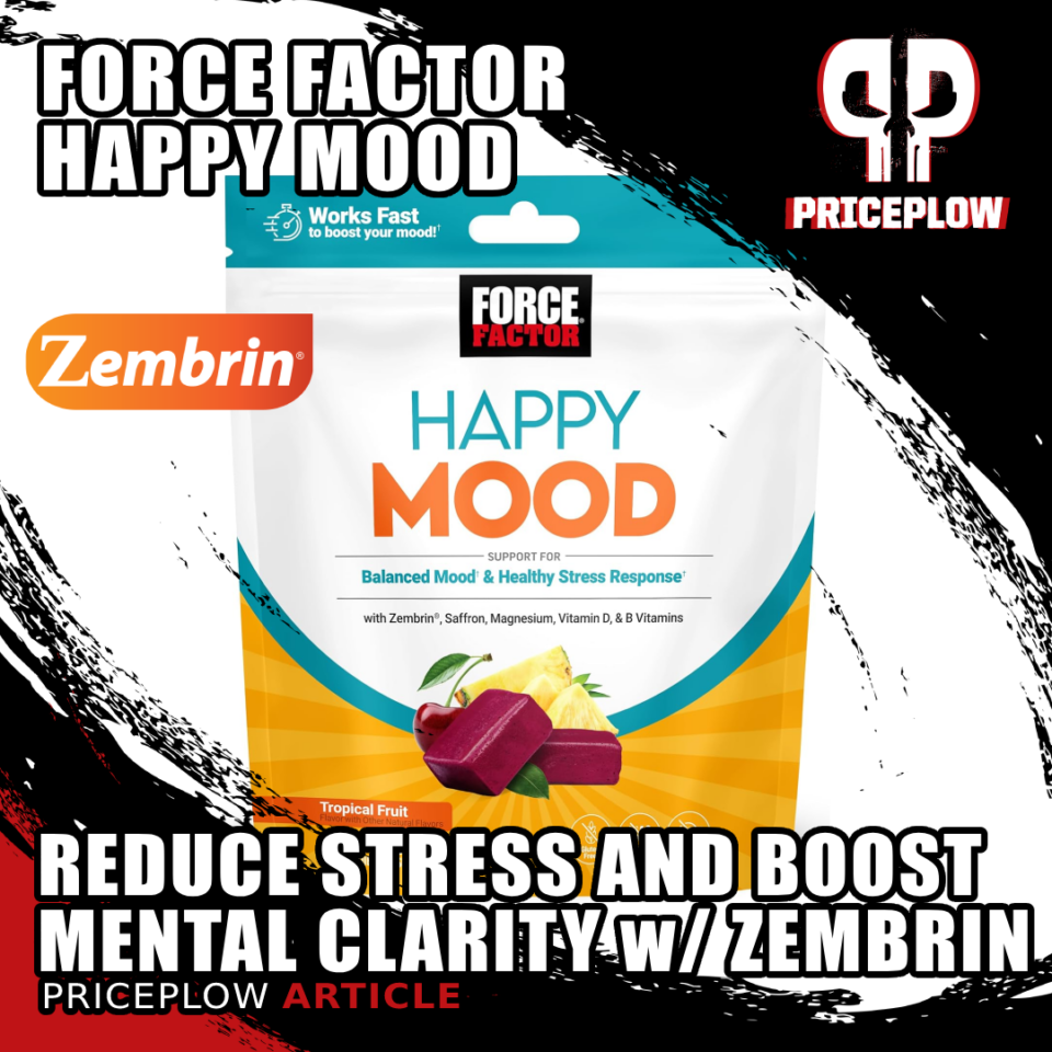 Force Factor Happy Mood: Reduce Stress and Boost Mental Clarity with ...