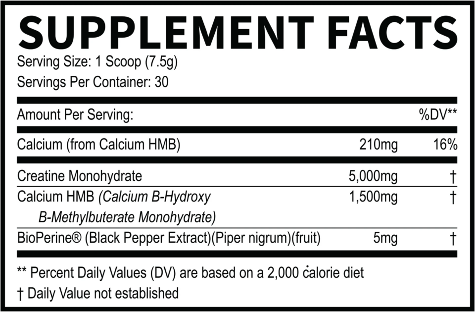 Fresh Supps Creatine/HMB: Dual-Action Muscle Builder in Candy Shop Flavors!