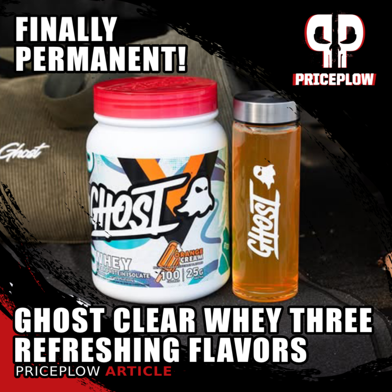 Ghost Clear Whey: Three Refreshing Flavors Join the Permanent Lineup