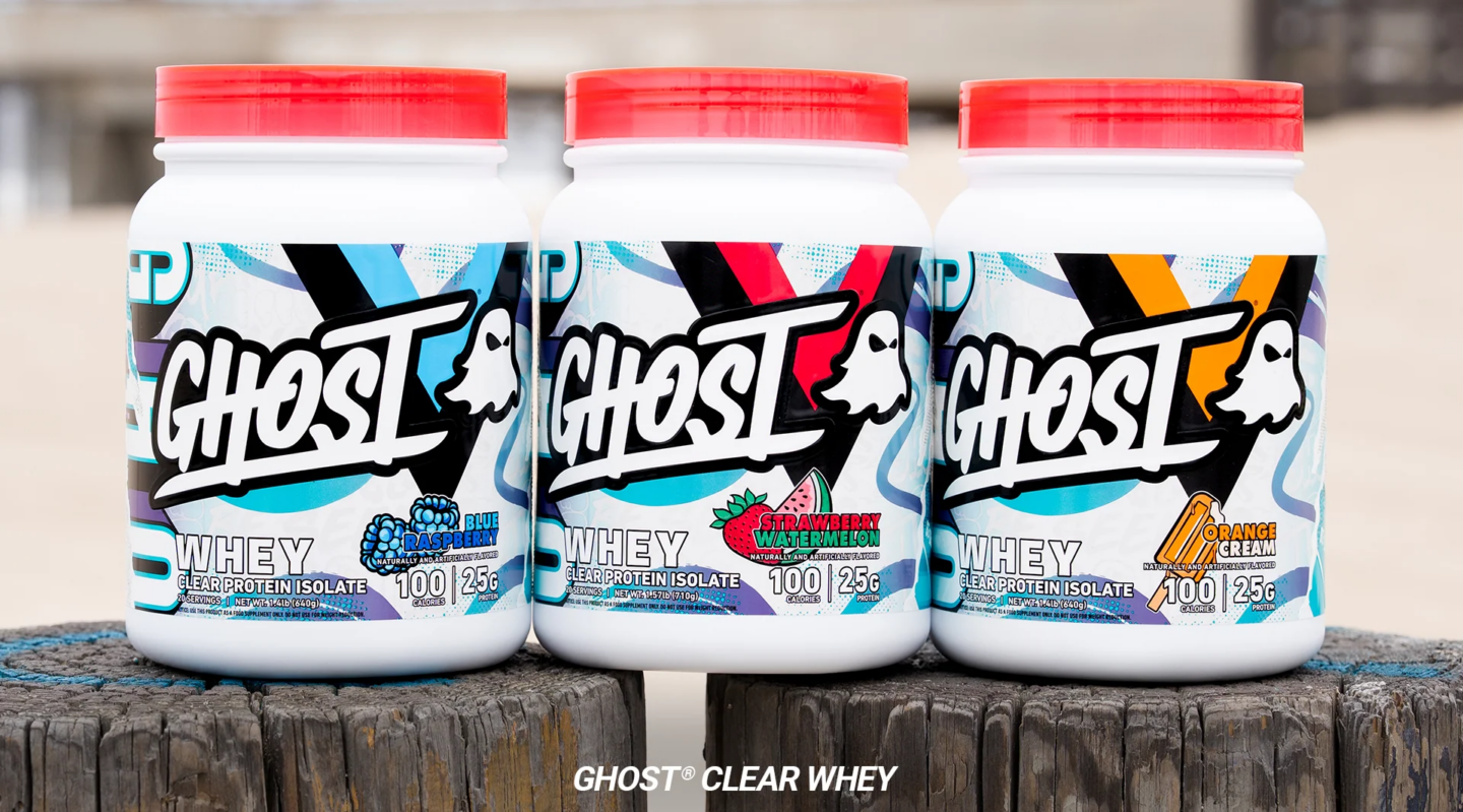 Ghost Clear Whey: Three Refreshing Flavors Join the Permanent Lineup