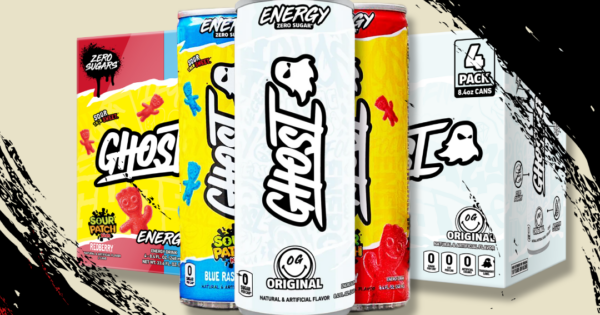 8.4oz Ghost Energy Cans! OG and Sour Patch Kids Flavors Hit Retail in 4 ...
