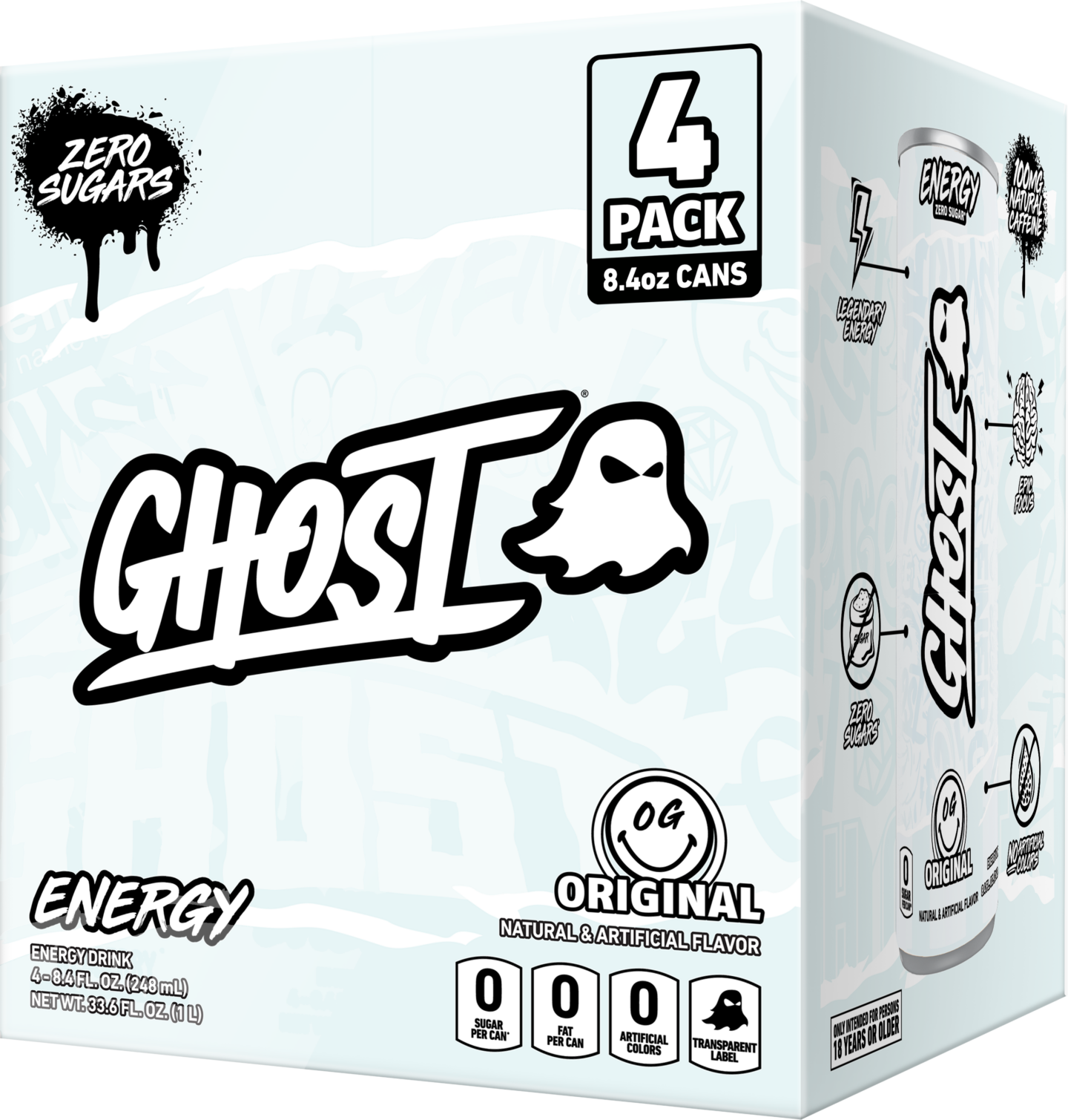 8.4oz Ghost Energy Cans! OG and Sour Patch Kids Flavors Hit Retail in 4 ...