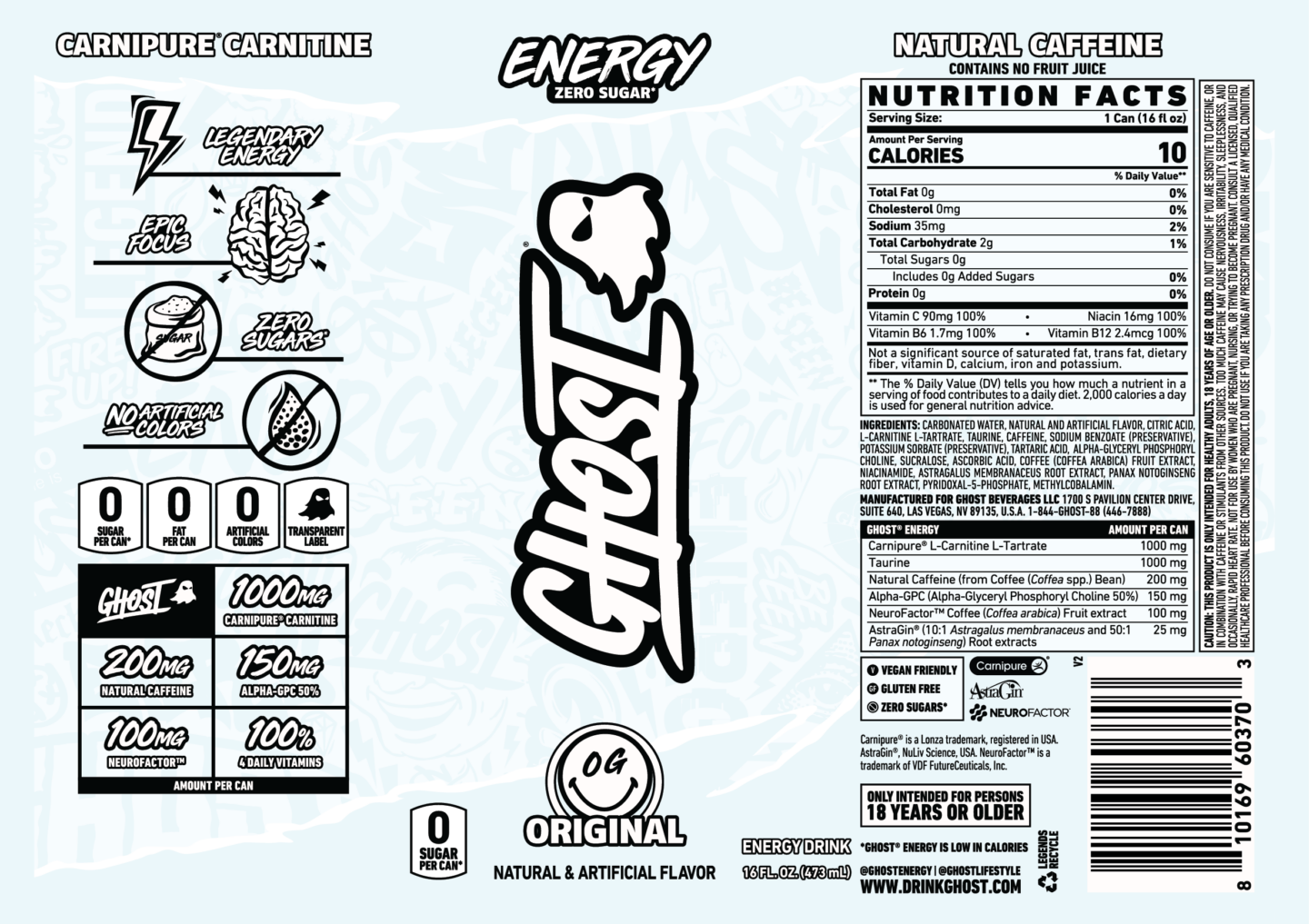 Ghost Energy OG Returns to 16oz Cans: The Original Flavor Gets Full ...