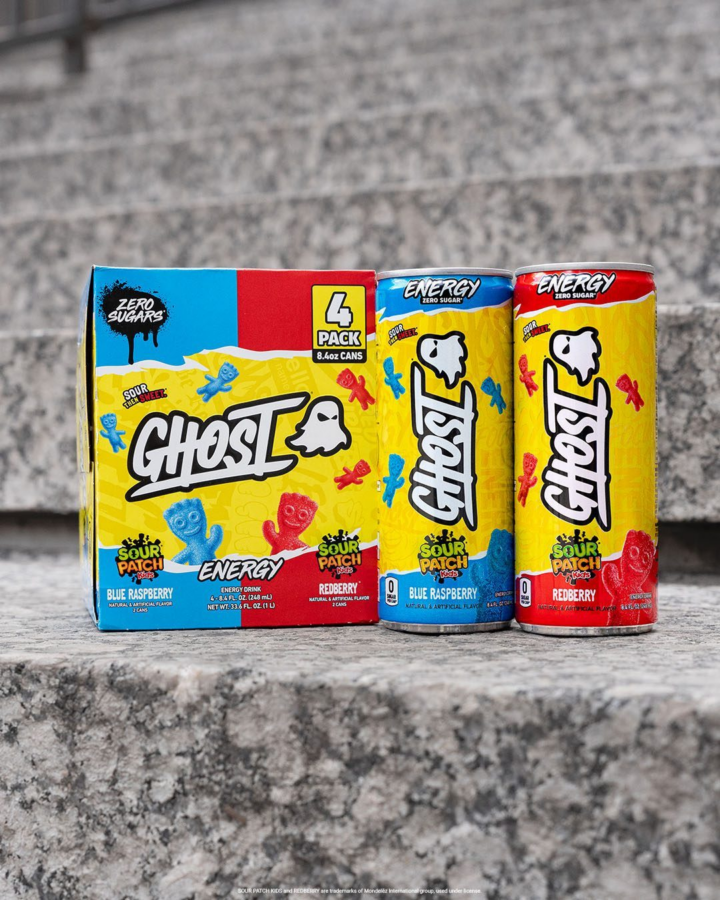 8.4oz Ghost Energy Cans! OG and Sour Patch Kids Flavors Hit Retail in 4 ...