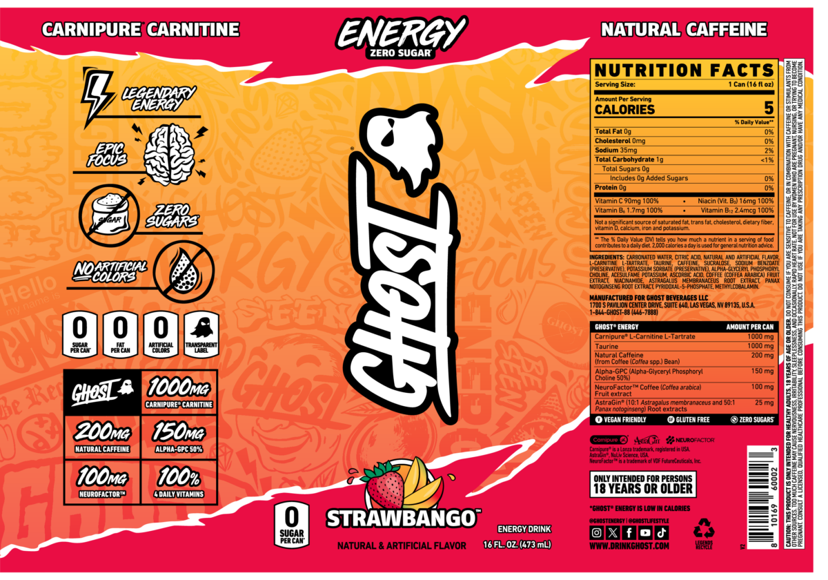 GHOST Energy Strawbango: The Fan-Favorite Returns as Permanent Flavor
