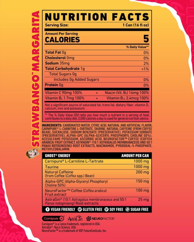 Ghost X Maxx Chewning 2022: Strawbango Margarita Energy, Legend, and Pump