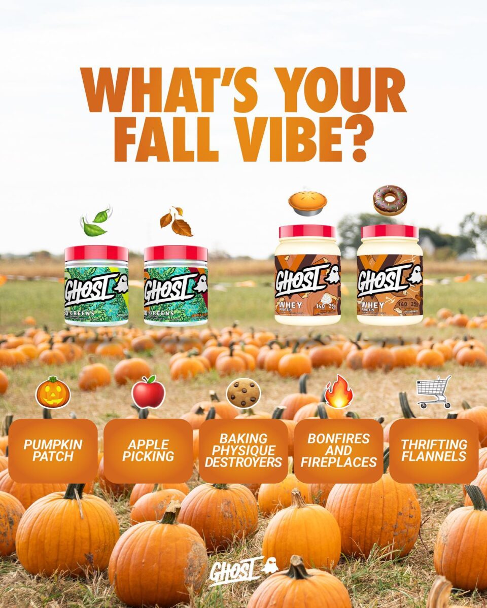 Ghost Whey Fall Double-Whammy: Apple Cider Doughnut and Pumpkin Pie