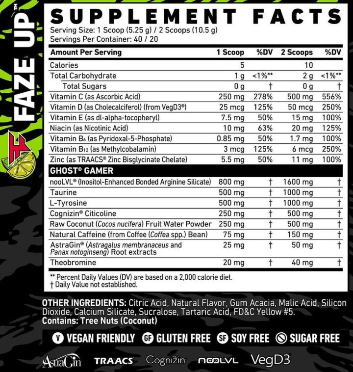 GHOST x Faze Clan: FAZE UP Collab in GHOST ENERGY and GAMER