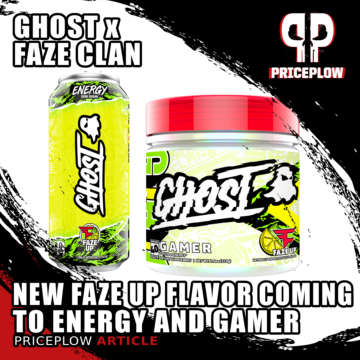 GHOST x Faze Clan: FAZE UP Collab in GHOST ENERGY and GAMER