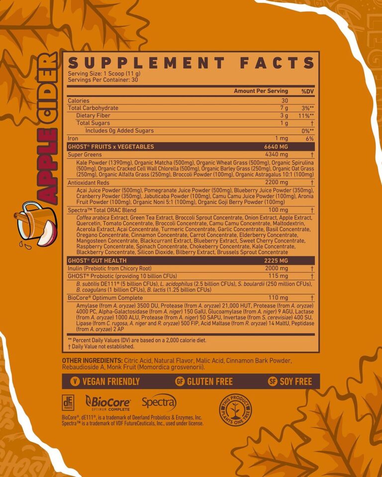 GHOST 2023 Fall Flavors for Whey, Vegan Protein, and Greens