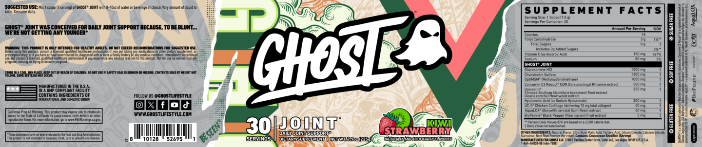 Ghost JOINT: Powdered Joint Support Supplement Where Old Meets New