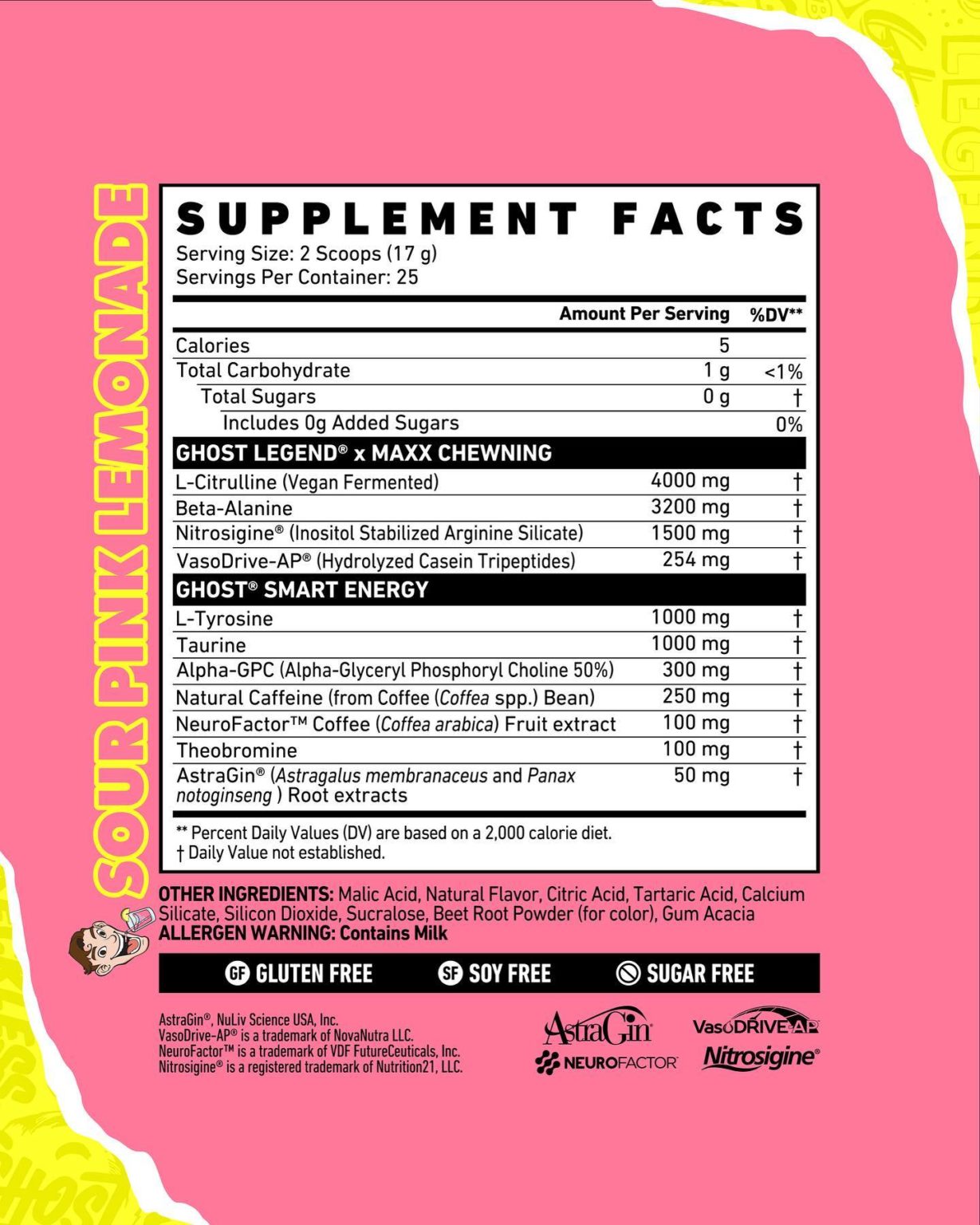 Maxx Chewning Sour Pink Lemonade Ghost Legend Back for 2021!