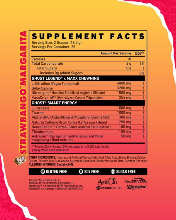 Ghost X Maxx Chewning 2022: Strawbango Margarita Energy, Legend, and Pump