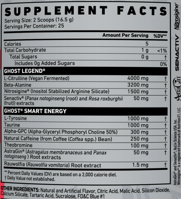 Ghost Legend V2: New Formula and Flavors for Pre Workout Legends!