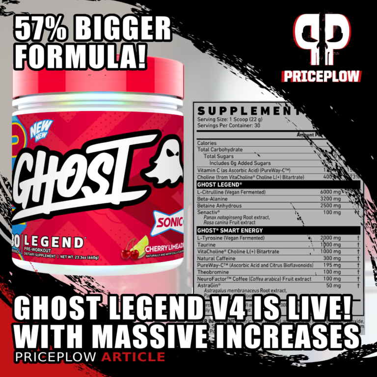 Ghost Legend: The Pre-Workout of Legends - V4 Makes a Statement