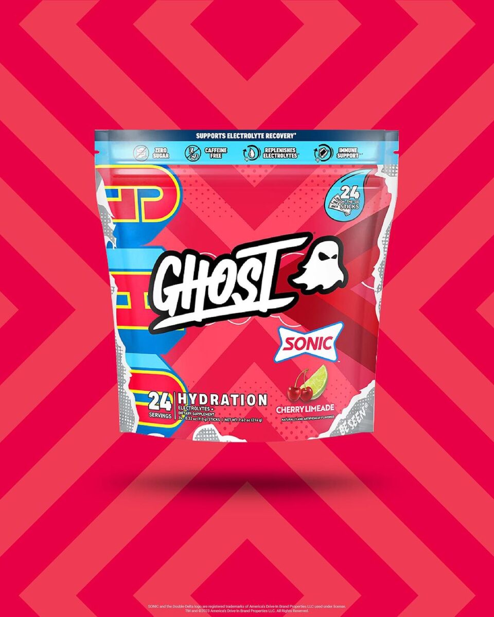 GHOST Hydration Sticks: Sonic Cherry Limeade & Lemon Crush