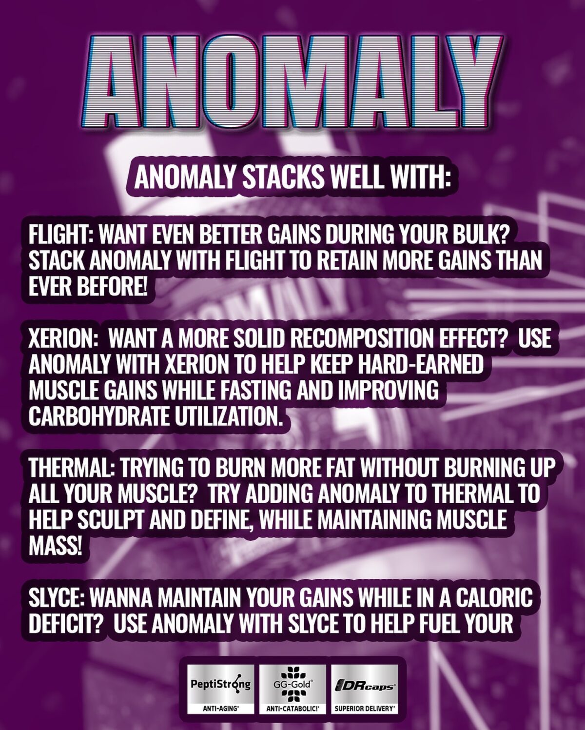 Glaxon Anomaly: Muscle Builder That Tells Your Genetics to STFU