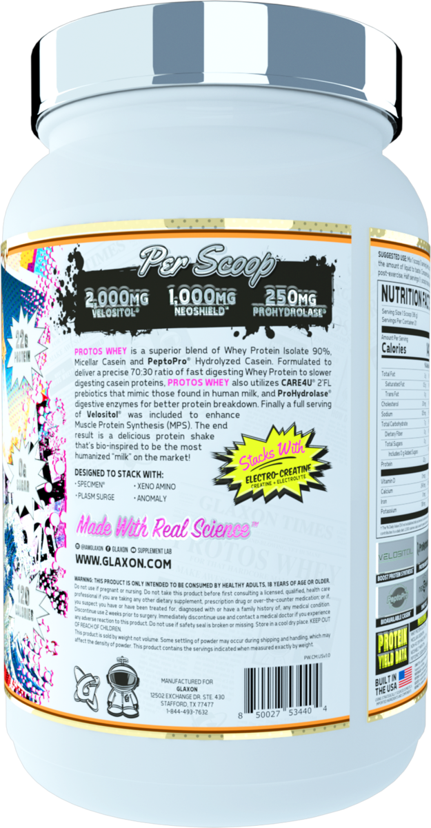 Glaxon PROTOS Whey: HUMAN-Inspired Protein Powder
