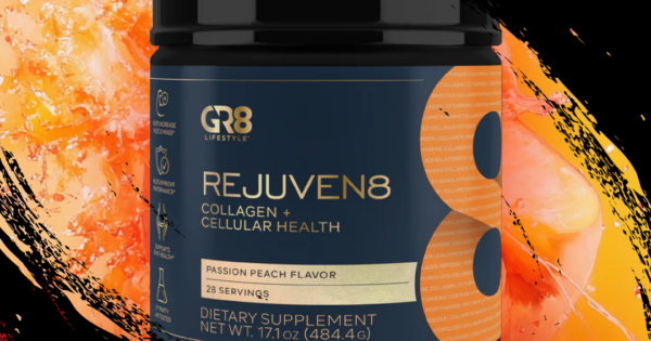 GR8 Lifestyle REJUVEN8: Premium Collagen + Cellular Health Complex
