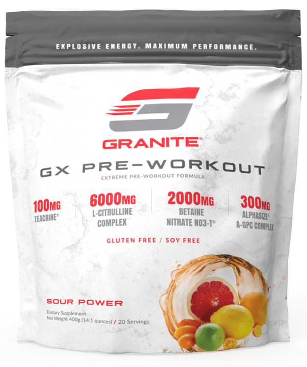 Granite Supplements GX Pre-Workout: Explosive Energy, Maximum Performance