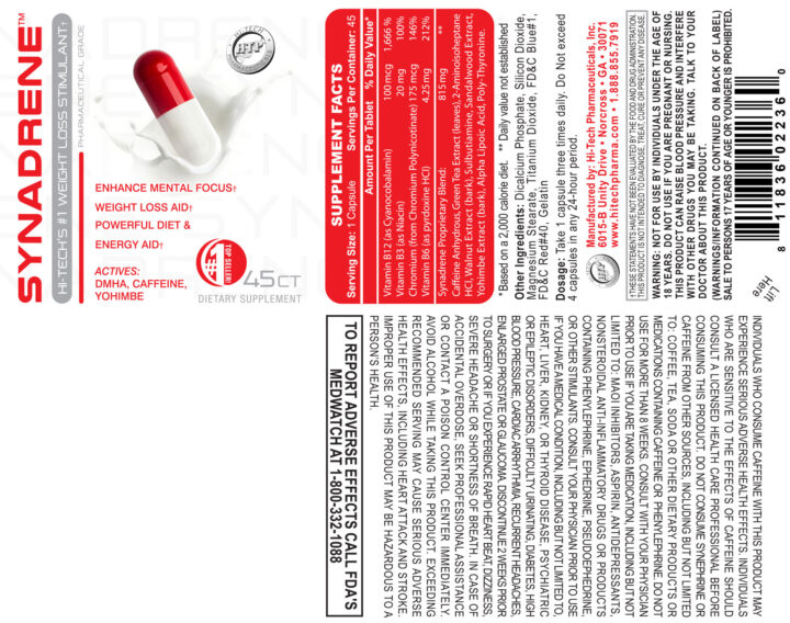Synadrene (Synedrex Clone) by Hi-Tech Pharma