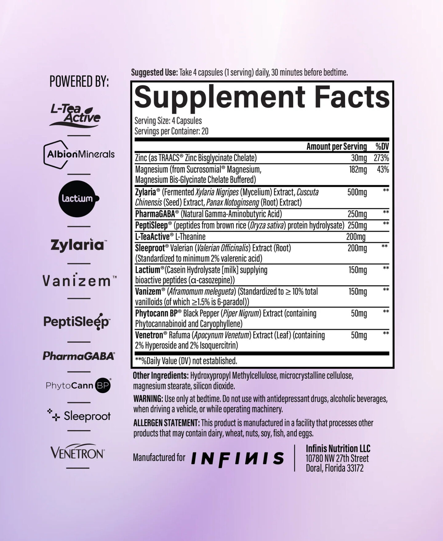 Sleep Peptide Zz by Infinis: The First Vanizem-Powered Sleep Formula ...