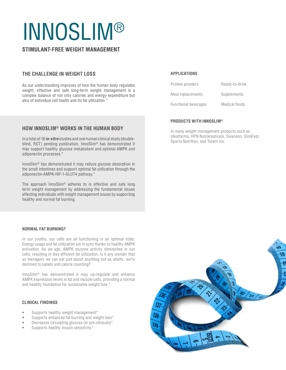 InnoSlim: Potent Stim-Free Weight Loss Ingredient by NuLiv Science ...