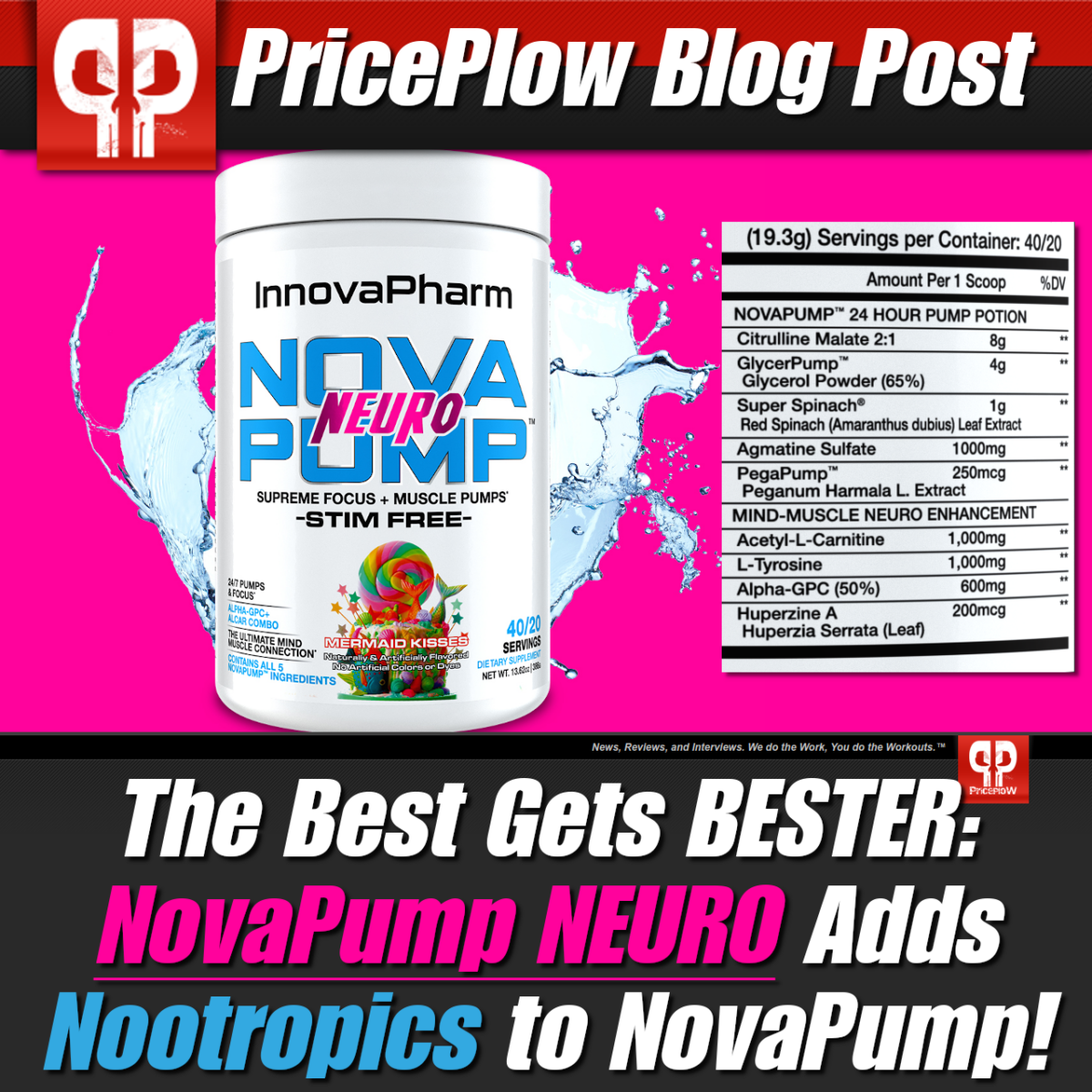 InnovaPharm MVPre 2.0: Award-Winning Pre Workout Comes to the US!