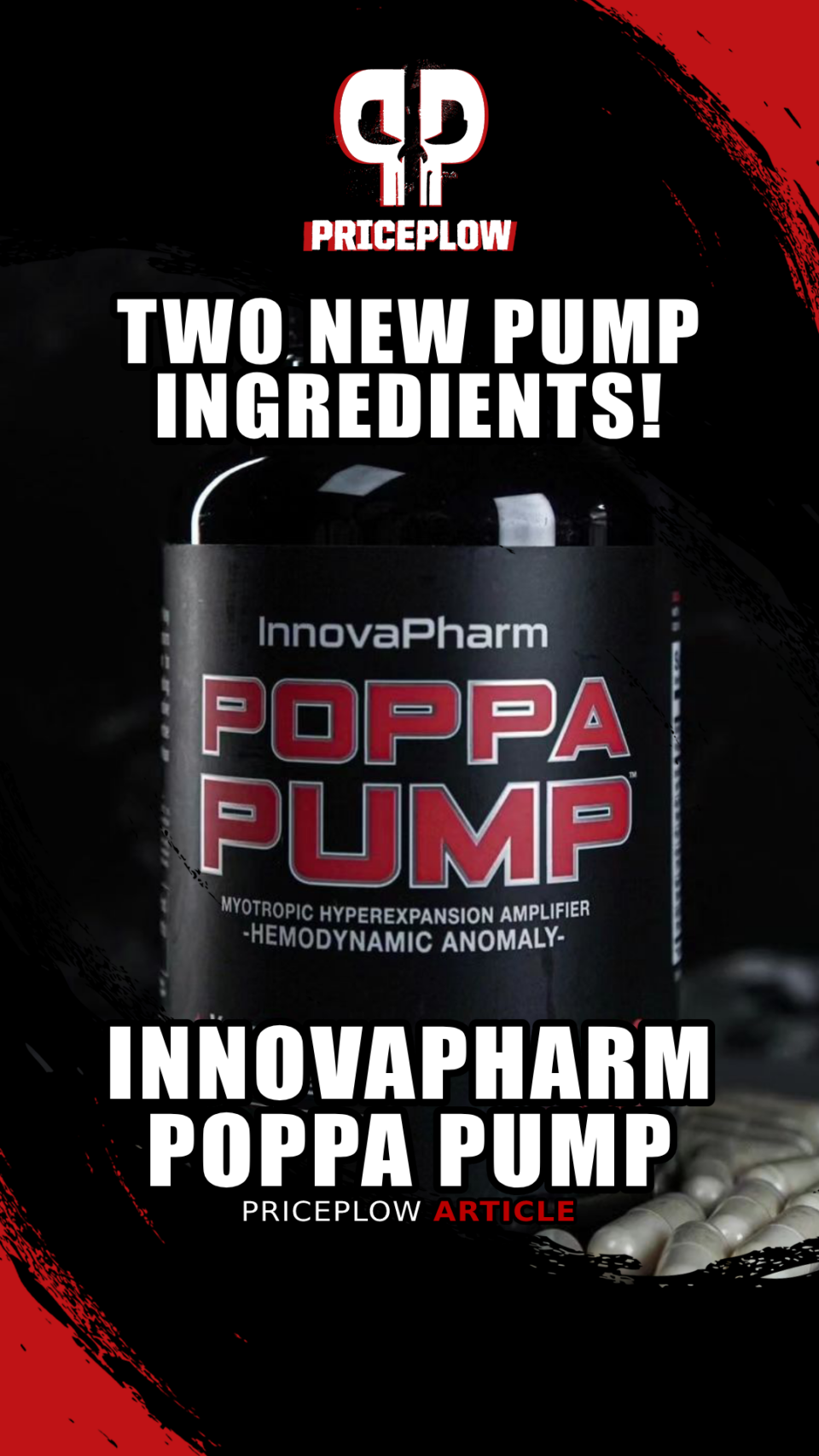 POPPA PUMP: InnovaPharm's Stim-Free Nitric Oxide Pills with 2 New ...