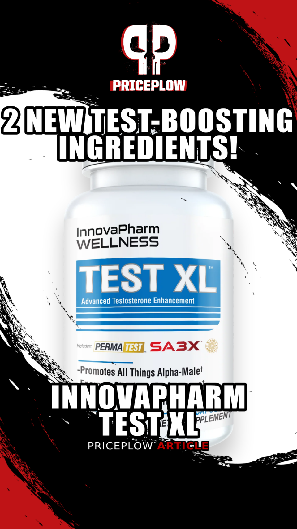 InnovaPharm TEST XL: Boost Testosterone with TWO New Extracts and Far More