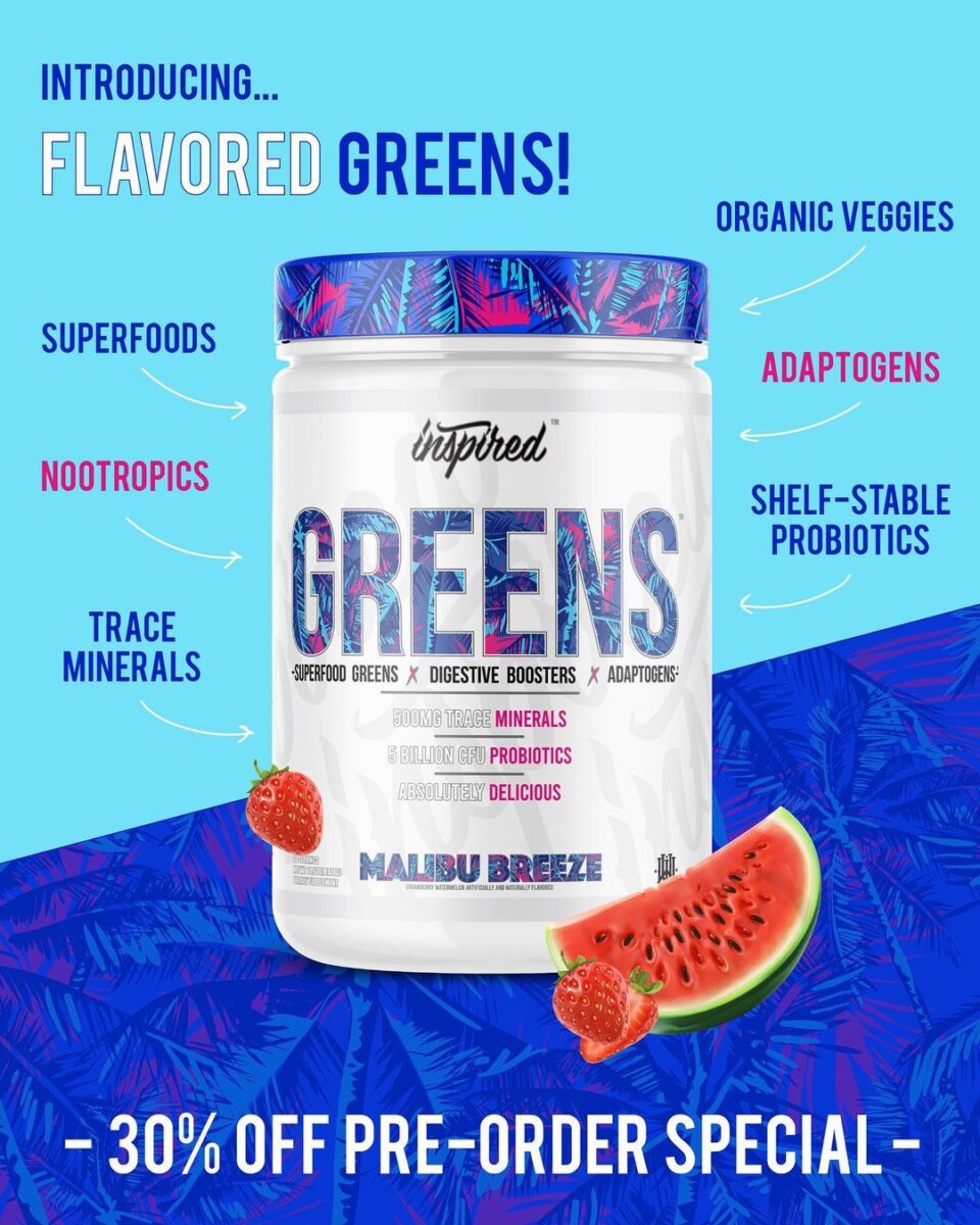 Inspired Nutra Greens: Built for Great Feels, Focus, and FLAVOR
