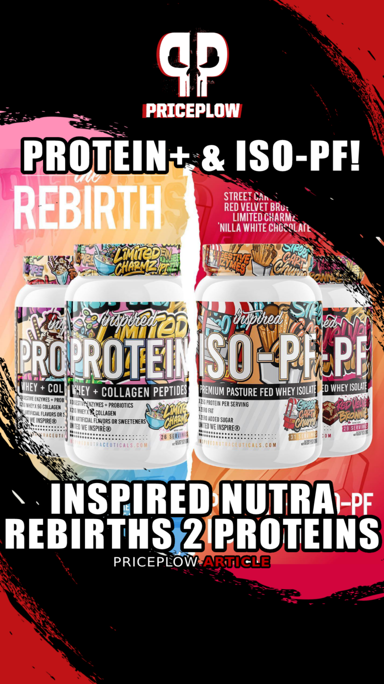 Inspired Nutraceuticals Rebirths Protein+ and ISO-PF Protein Powders ...