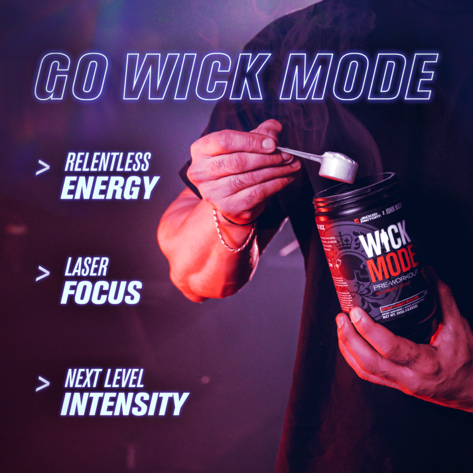 WICK Mode: Jacked Factory's Cognizin Pre-Workout Collab with John Wick!