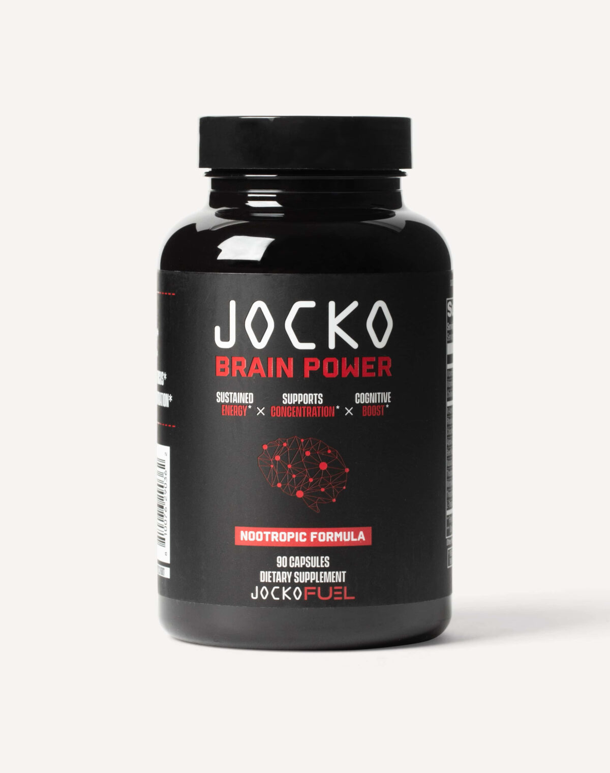 Jocko BRAIN POWER: 100mg Caffeine Nootropic with CRISP Focus