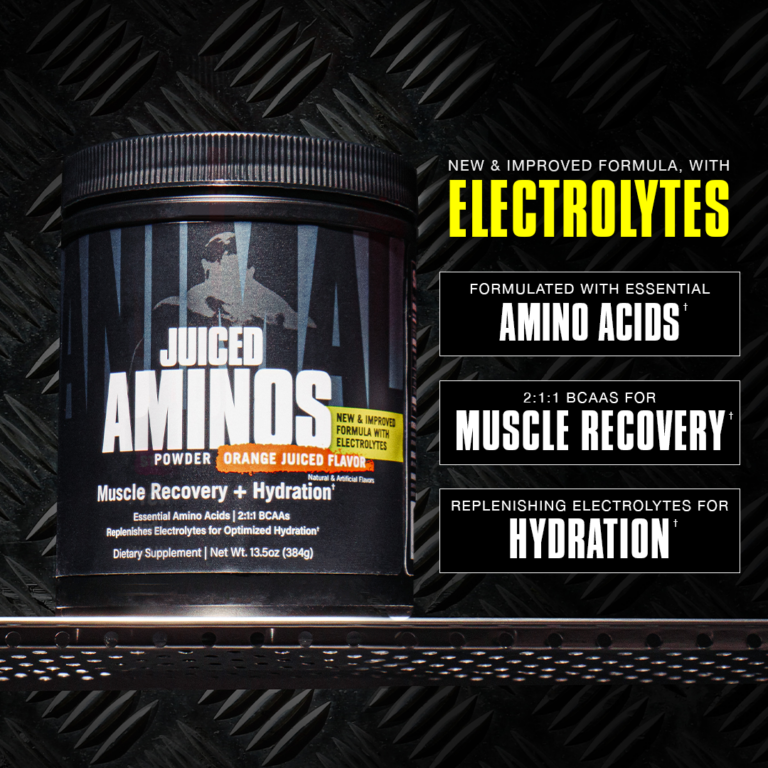 Animal JUICED Aminos Revamped: Now with Electrolytes