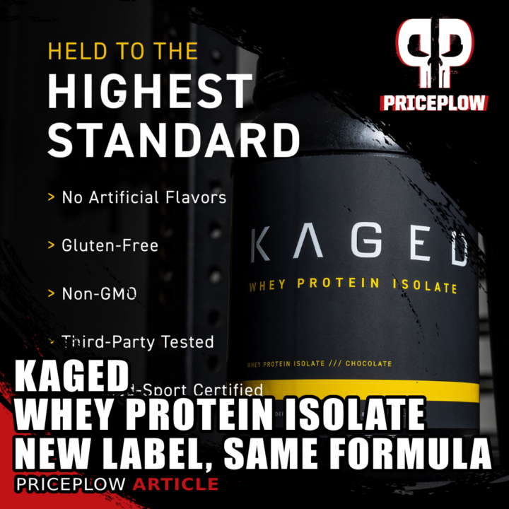 Kaged Whey Protein Isolate: New Branding, Same ProHydrolase Power
