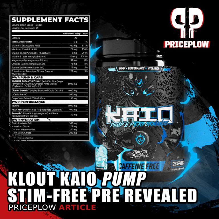 Klout KAIO PUMP & Performance is Live and LOADED