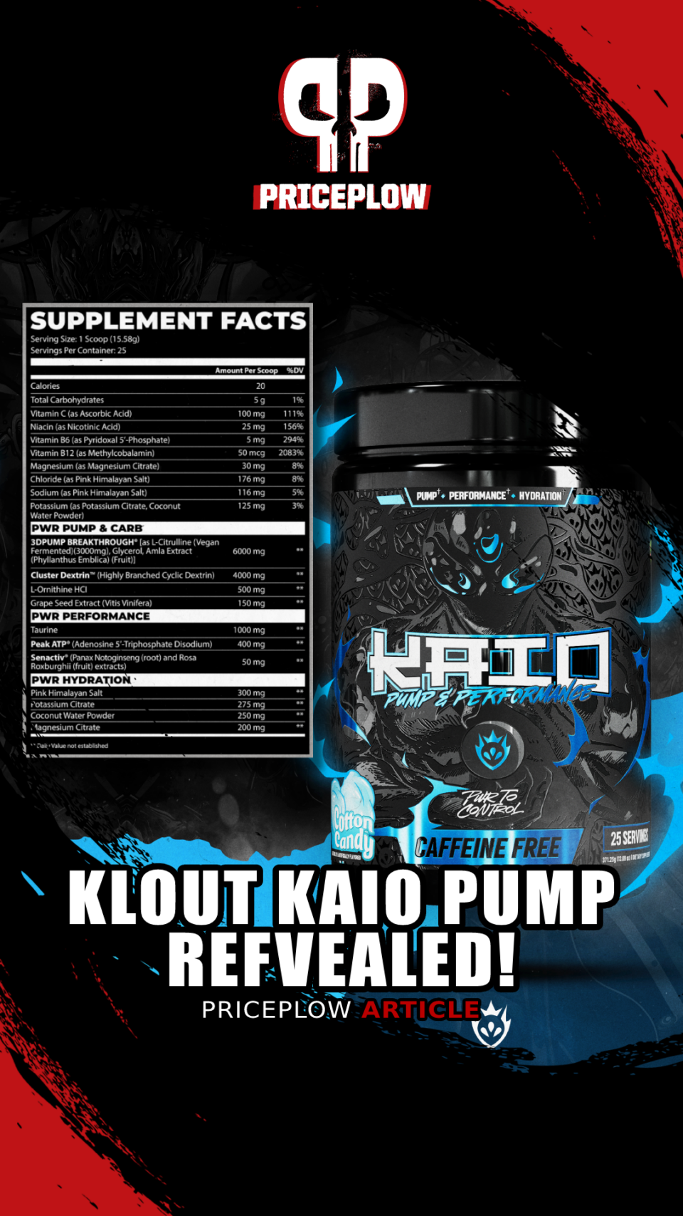 Klout KAIO PUMP & Performance is Live and LOADED