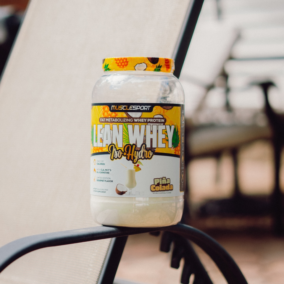 MuscleSport Lean Whey Pina Colada: A Tropical Taste for Summer 2024