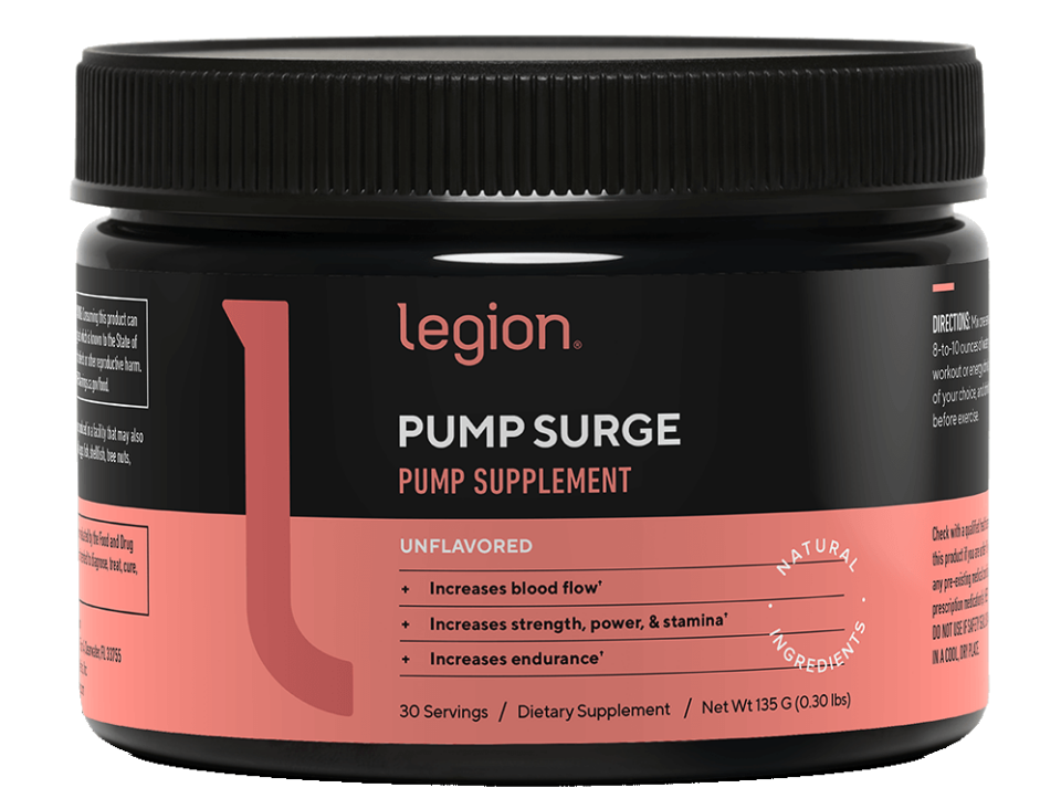 Legion Athletics Pump Surge: Powered by Nitrosigine