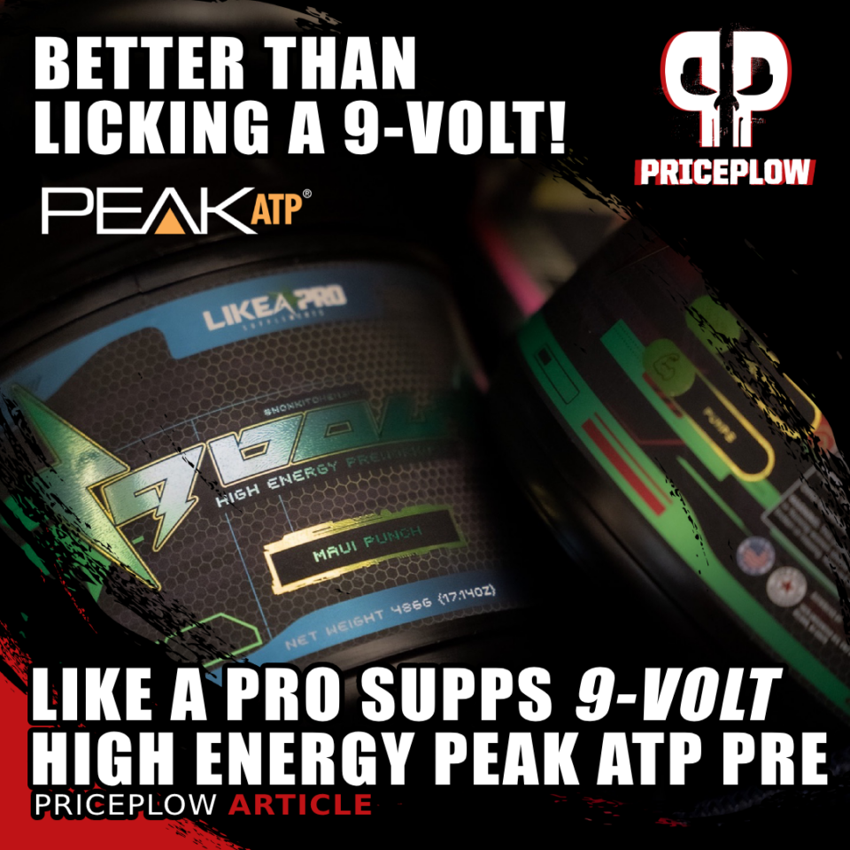 Like A Pro Supplements 9 Volt: High-Energy Pre-Workout with 9 Ingredients