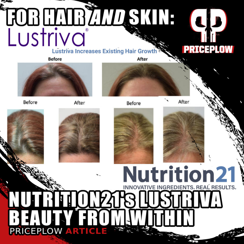Force Factor Hair Growth Accelerator Chews and Capsules Feature Lustriva by Nutrition21